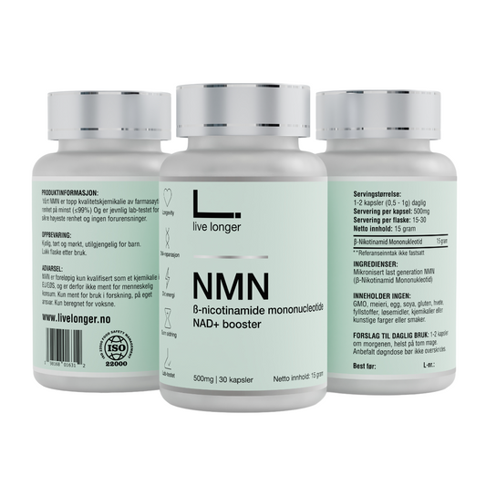 NMN fra Norge | Anti-aging | Nå +20% rabatt! - Live Longer